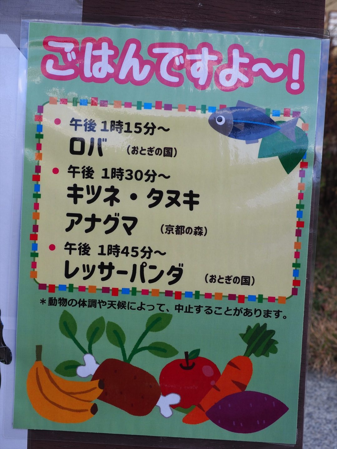 『ごはんですよ～』について - 飼育員ブログ | ブログ | 京都市動物園